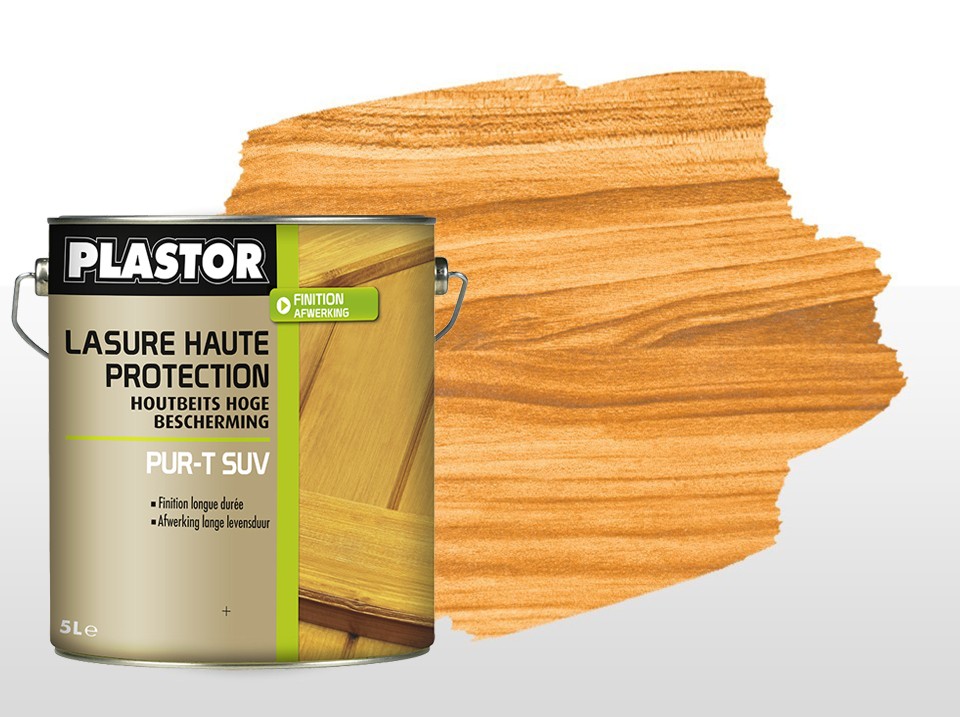 Plastor 5L - Lasure haute protection Chêne clair